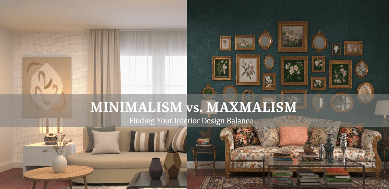 Minimalism vs Maximalism: Finding Your Interior Design Balance